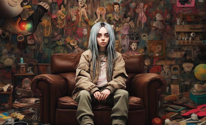 Master the Technique: Designing Billie Eilish AI Art | BsyBee Design