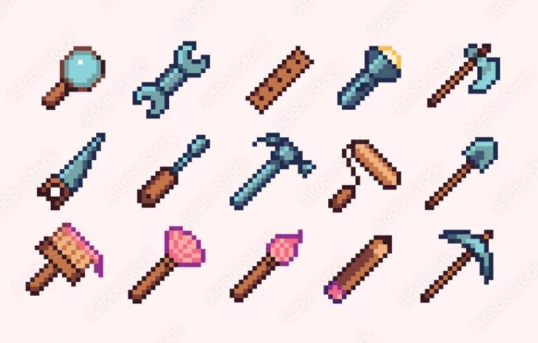 10 Easy Pixel Art Ideas for Beginners | BsyBee Design